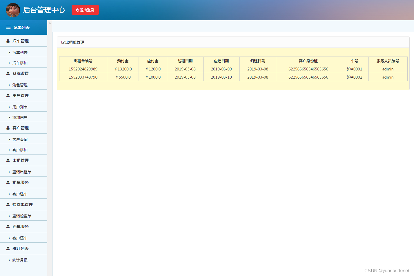 Jspssmmysql实现的汽车租赁租车管理系统源码运行教程参考论文开题报告mysql租车代码 Csdn博客