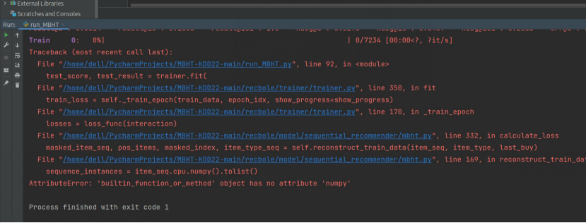 多行为序列推荐系统mbht模型的总结和自己遇到的一些报错与解决方法multi Behavior Hypergraph Enhanced Transformer For Csdn博客