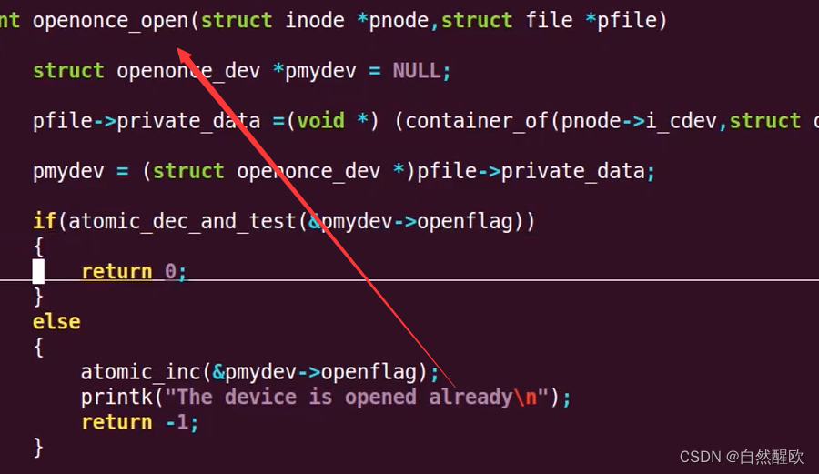 驱动初级Day06_字符设备驱动基础下_并发控制_openonce.c-CSDN博客