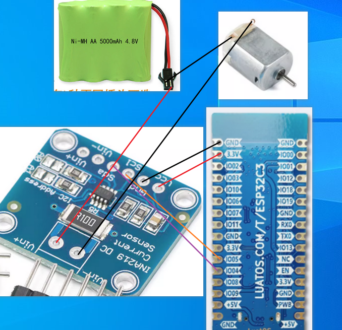 物联网开发120 - Micropython ESP32 C3连接INA219电压电流模块-CSDN博客
