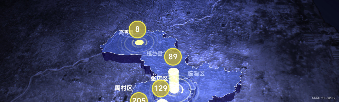 【保姆进阶级】threejs做一个酷炫的城市展示可视化大屏vue Threejs 大屏 Csdn博客