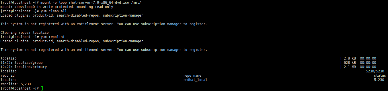 RedHat 7.9 配置yum软件源_rhel7.9 epel-CSDN博客