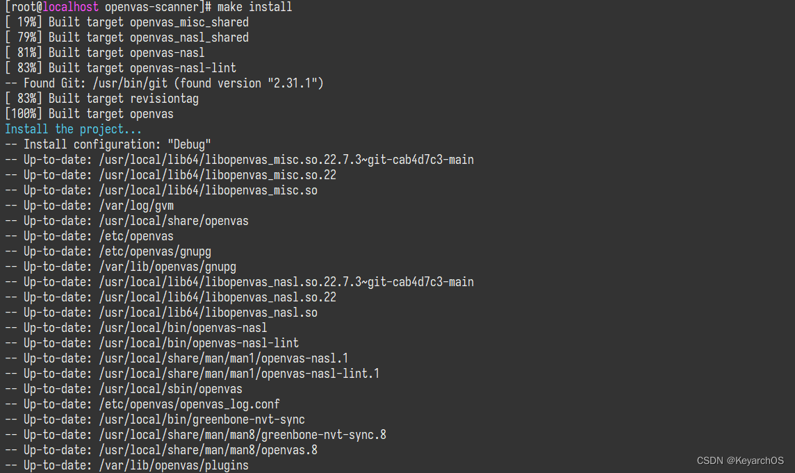 OpenVAS安装、使用以及实践（KOS系统）_openvas安装超详细-CSDN博客