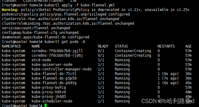 k8s安装flannel组件出错_flannel error registering network: failed to acqui-CSDN博客