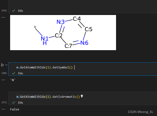rdkit GetAtoms获取化合物每个位置的索引、GetAtomWithIdx；rdkit FindMCS大公共相同结构 找不同化合物之间的差异_rdkit 分子显示索引_loong_XL ...
