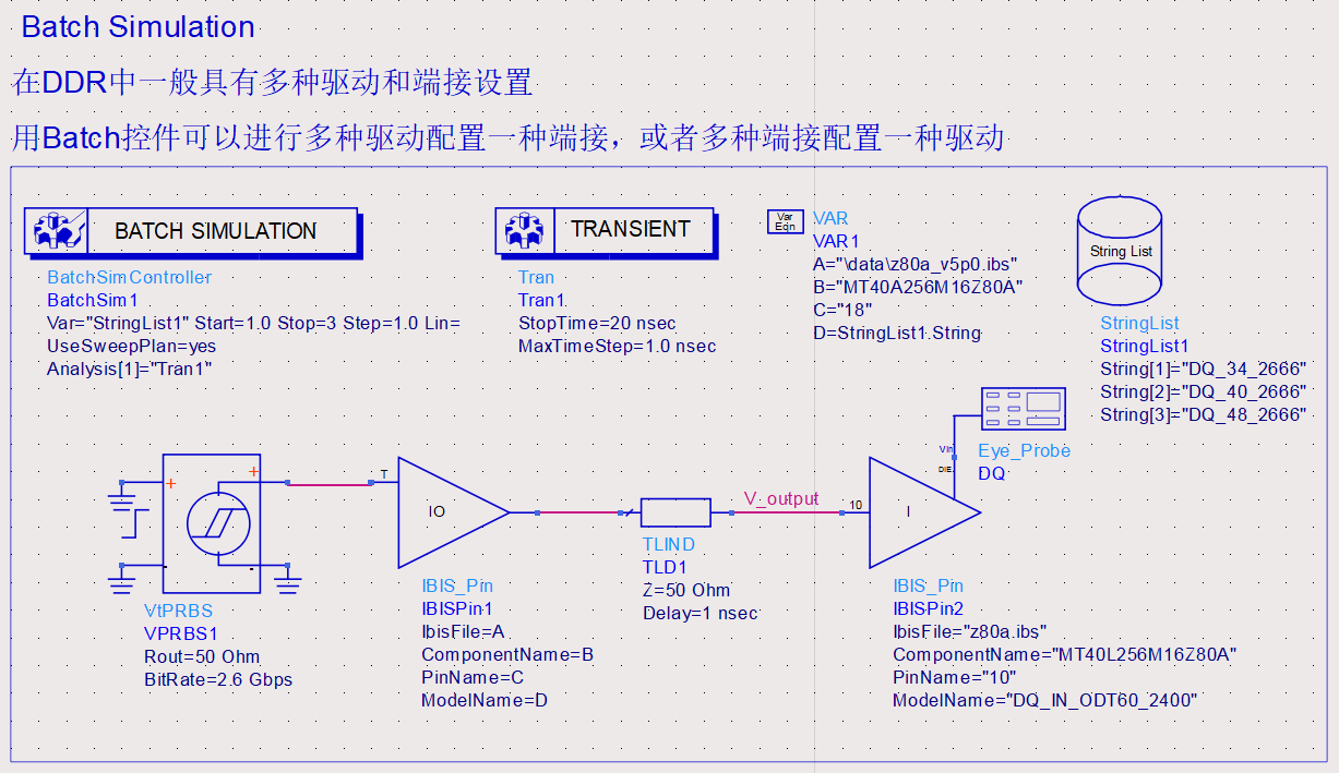 利用ADS中的Batch Simulation进行DDR仿真_ads ddr仿真-CSDN博客