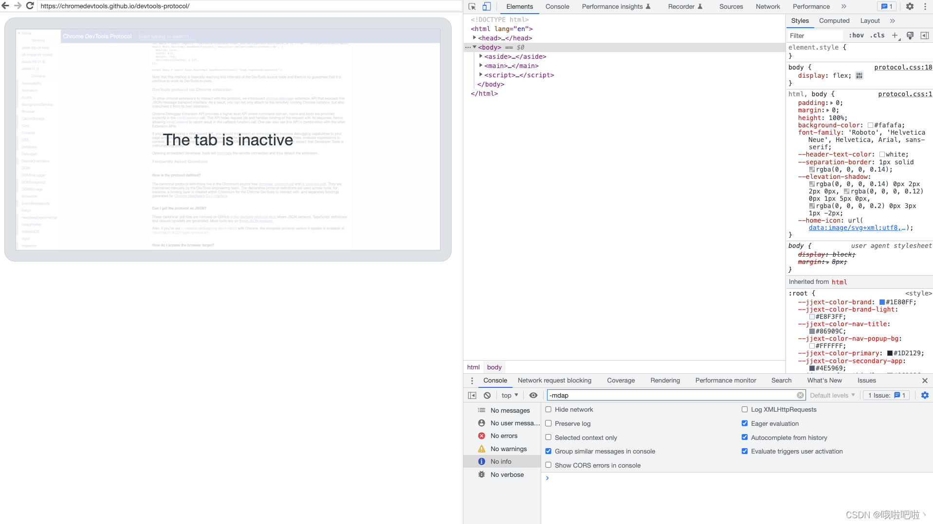 朋友们，一起学习下 Chrome DevTools Protocol。-CSDN博客
