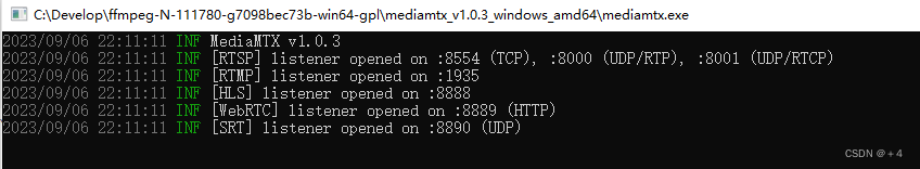 FFMPEG+mediamtx 实现海康相机视频播放-CSDN博客