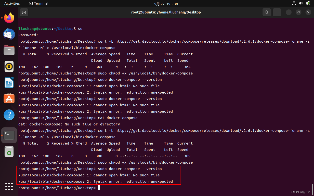 安装后执行docker-compose --version报错_docker-compose --version 段错误-CSDN博客