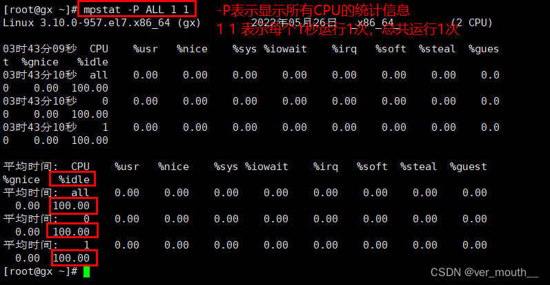 优化命令之mpstat——CPU调优_mpstat 每个cpu-CSDN博客