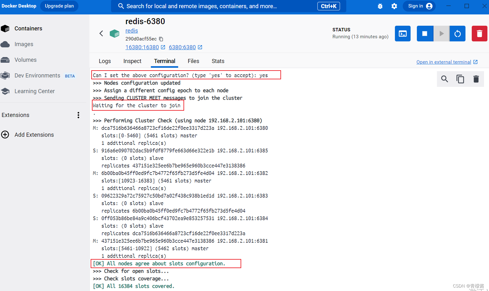 使用docker部署redis集群 Docker 部署redis集群 Csdn博客