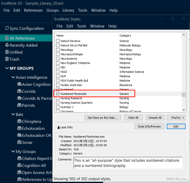 EndNote：自行创建的output style文件保存位置_endnote修改style后保存在哪-CSDN博客