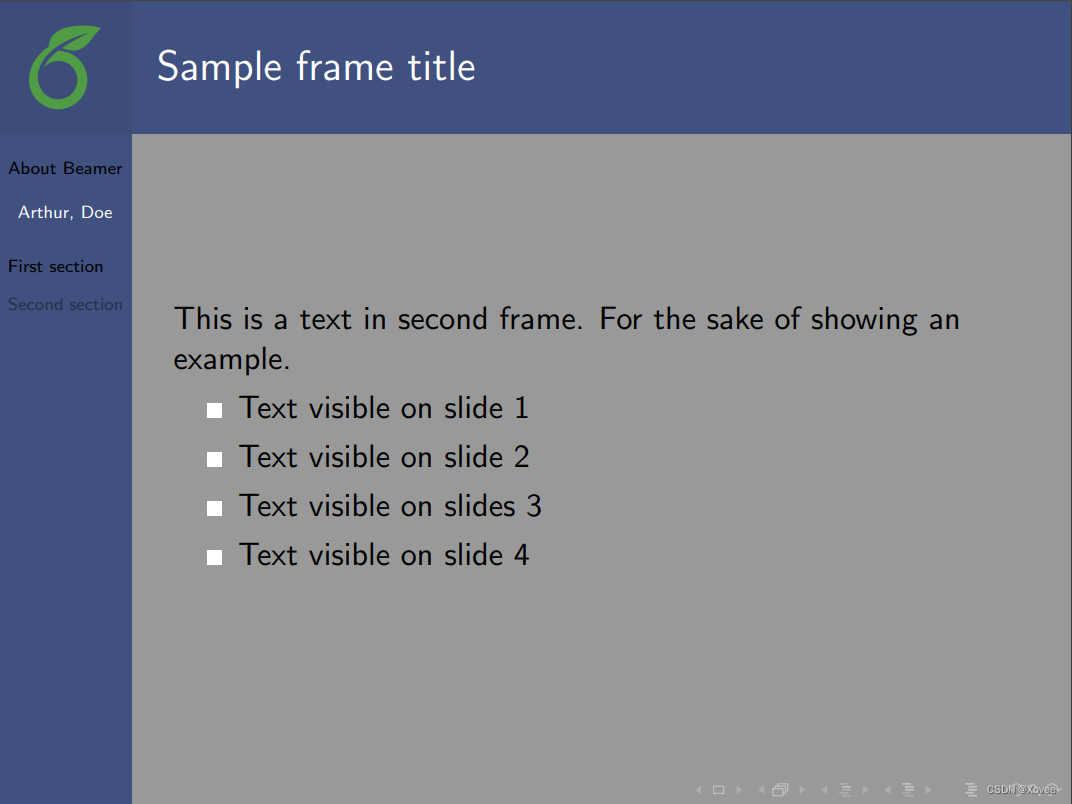 Beamer 介绍及教程-CSDN博客