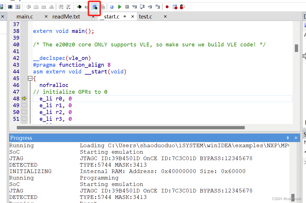 ISYSTEM调试实践4--工程的配置和启动调试_isystem模拟启动失败-CSDN博客