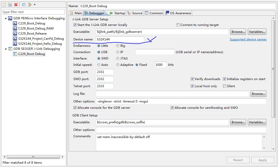 S32DS使用Jlink下载S32K144程序记录_s32ds jlink-CSDN博客