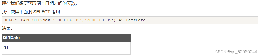 Sql Date 函数sql Date函数 Csdn博客 