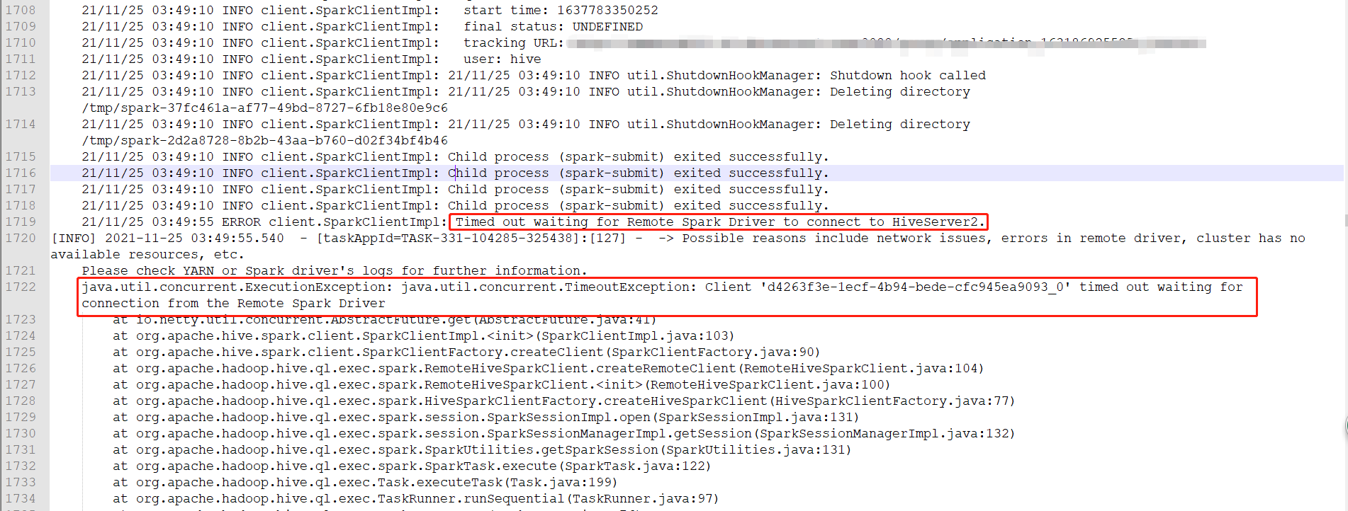 Timed out waiting for Remote Spark Driver to connect to HiveServer2报错解决办法-CSDN博客