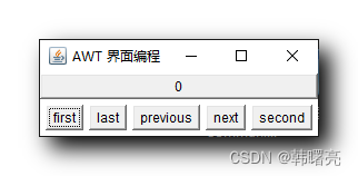 【Java AWT 图形界面编程】LayoutManager 布局管理器 ⑤ ( CardLayout 卡片布局 | ActionListener 按钮点击事件添加 )-CSDN博客