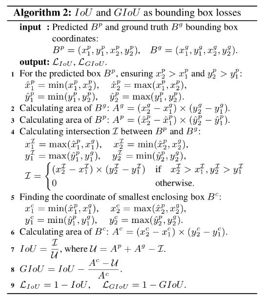 GIoU (Generalized Intersection over Union) 详解_giou示例框-CSDN博客