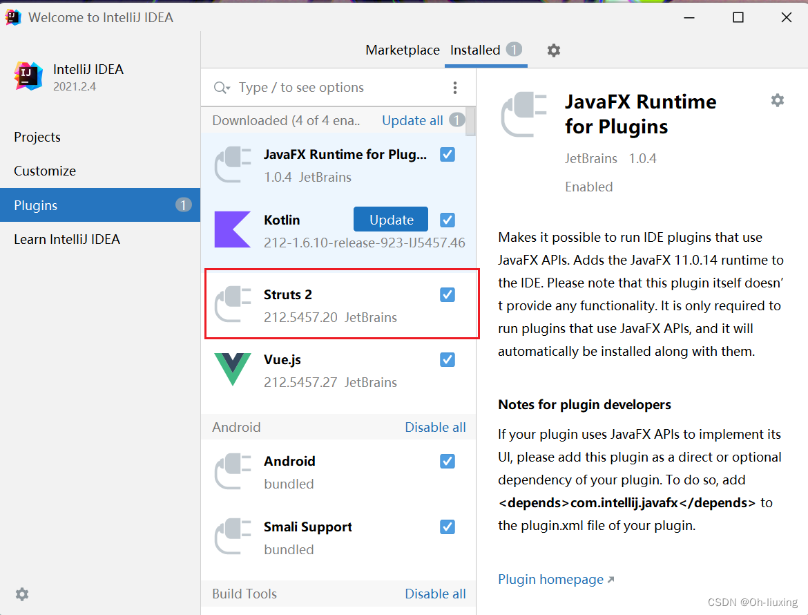 在IDEA中配置Struts2环境_idea2023.2.4 怎么安装struts2插件-CSDN博客