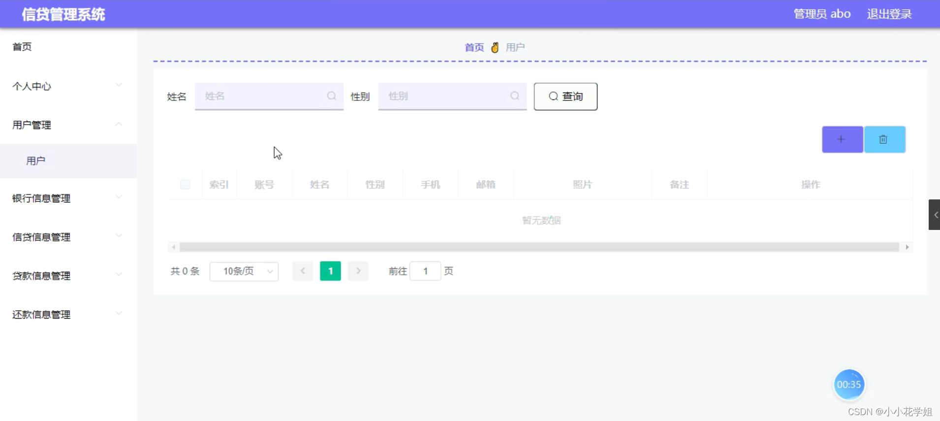 Java计算机毕业设计信贷管理系统计算机(附源码、数据库)信贷 系统 表设计 Csdn博客
