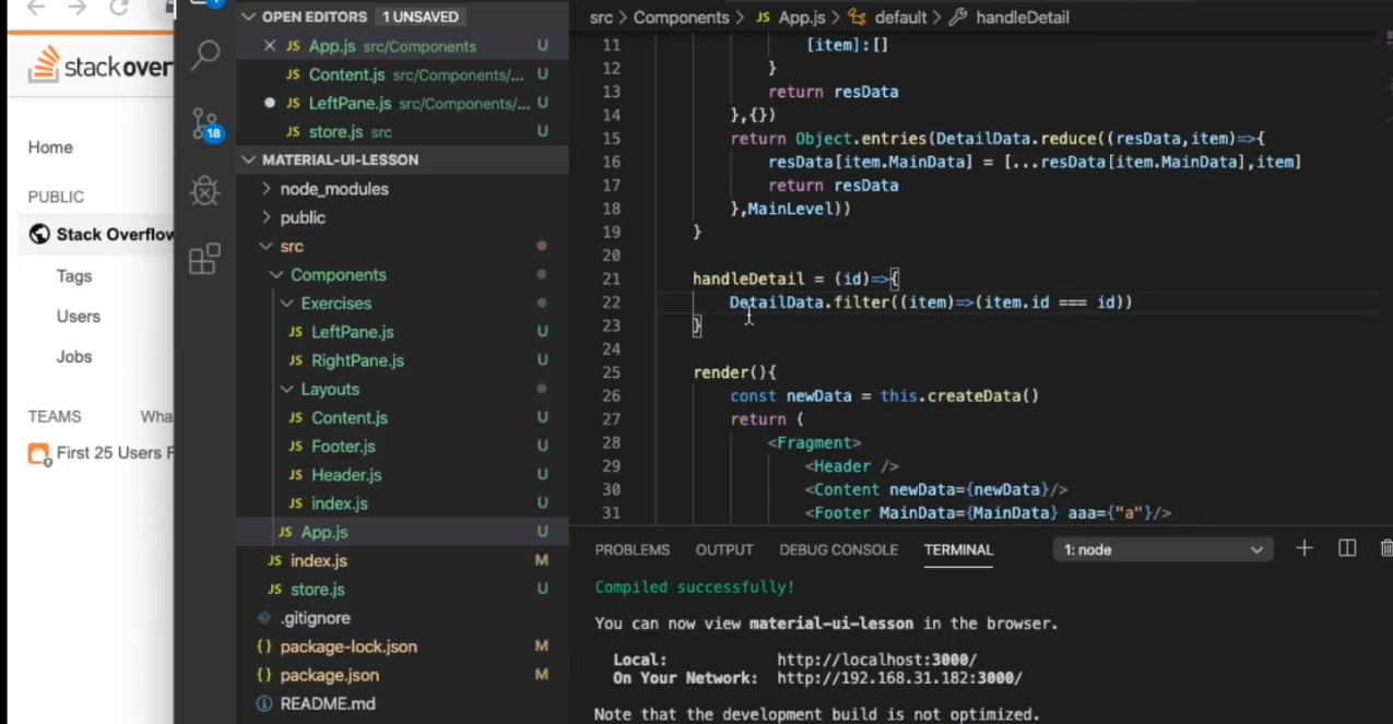 前端学习笔记202306学习笔记第五十三天 Reactjs And Material Ui之构造数据,tabs和grid部分的点击事件中之3