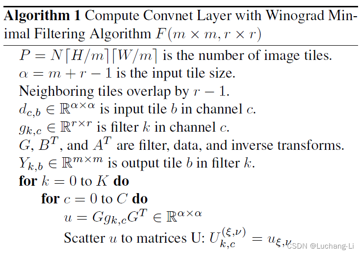 Winograd算法实现卷积原理-CSDN博客