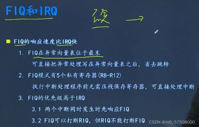 L12D4 ARM体系结构理论基础_riq和fiq的区别-CSDN博客