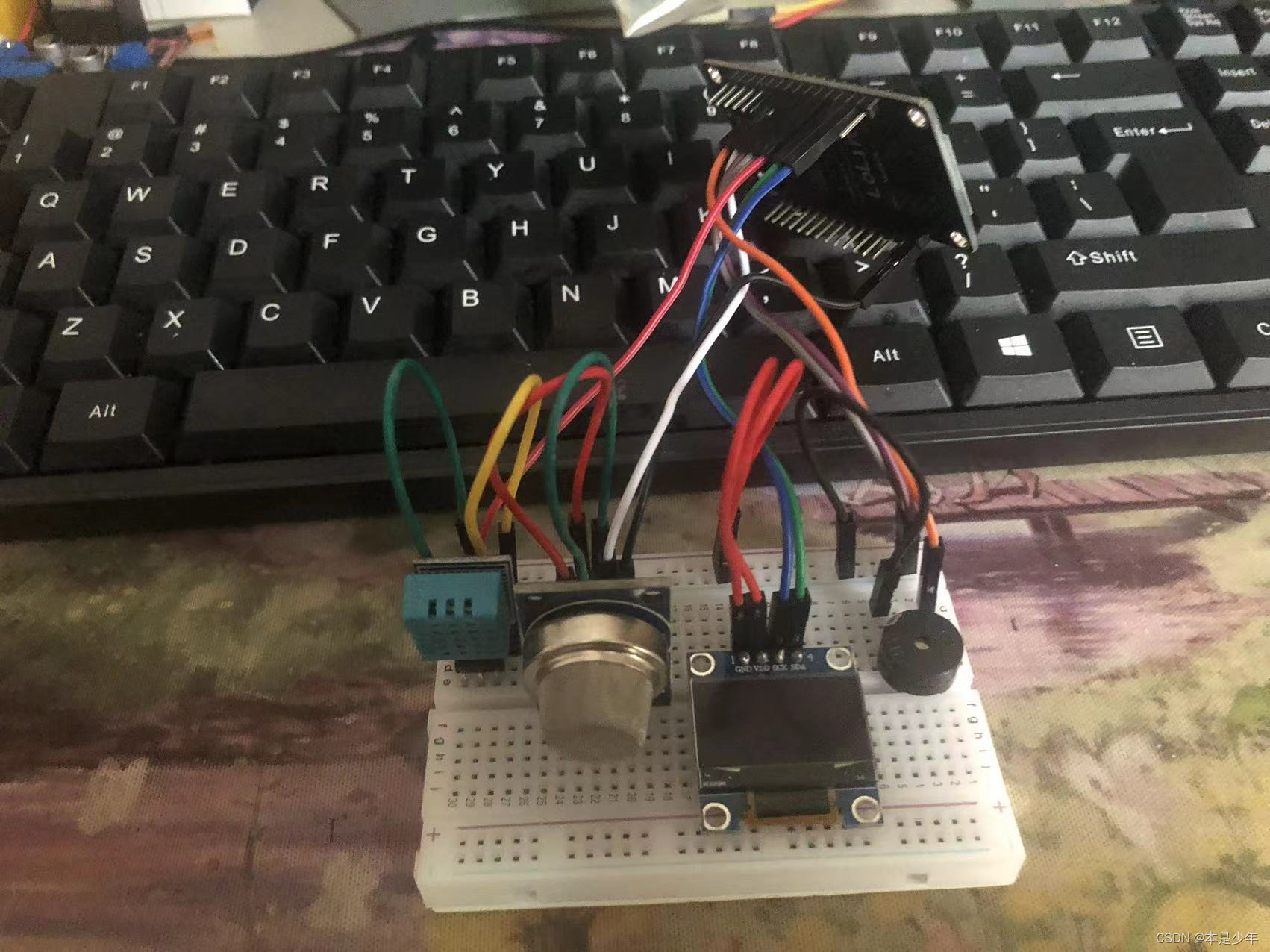 基于esp8266的温湿度、可燃气监测系统esp8266 接温湿度 Csdn博客 4403