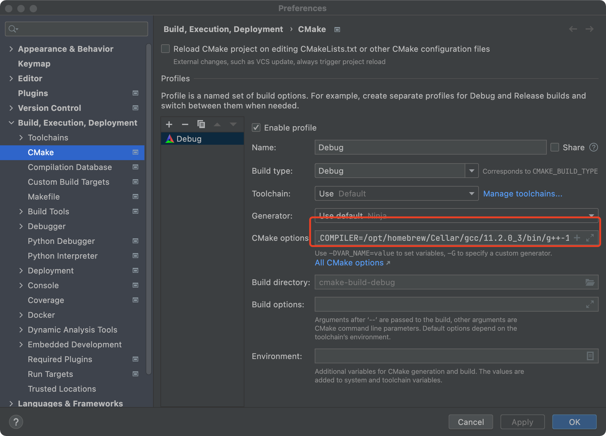 【macOS】100%解决CLion无法使用bits/stdc++.h的问题_clion为什么不能用bit-CSDN博客
