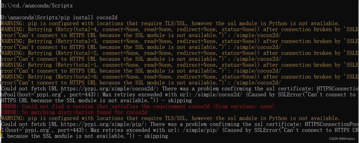 pip install cocos2d 出错_pip cocos2d-CSDN博客