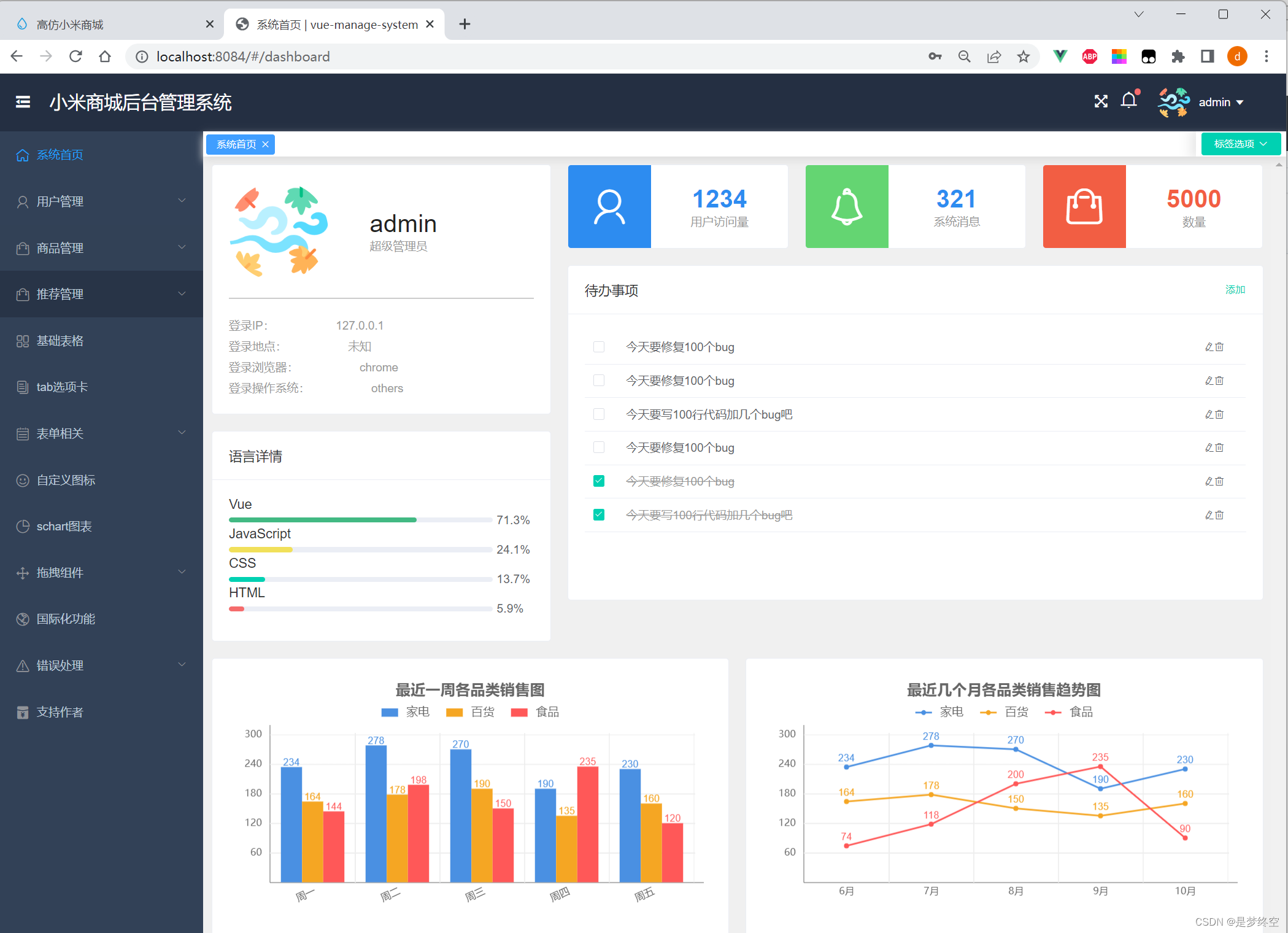 基于springbootvue的小米商城源代码数据库056vue商城前端源码 Csdn博客