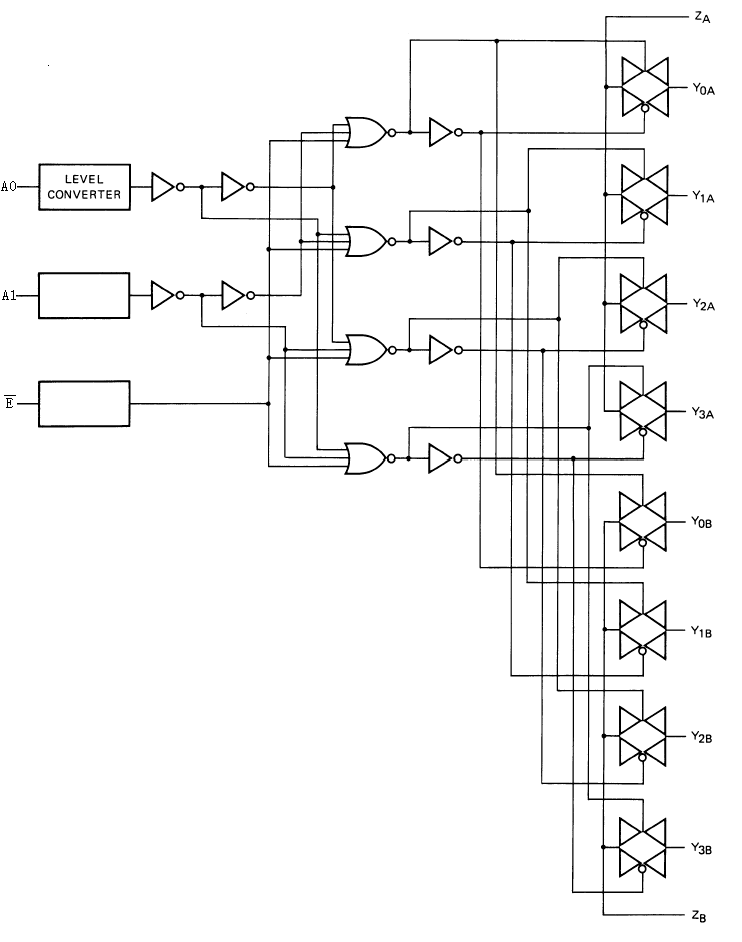 模拟开关74hc4052的介绍和使用_两路四选一开关-CSDN博客