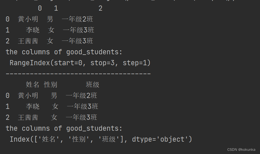 Pandas学习笔记（三）pandas 定义 Columns Csdn博客