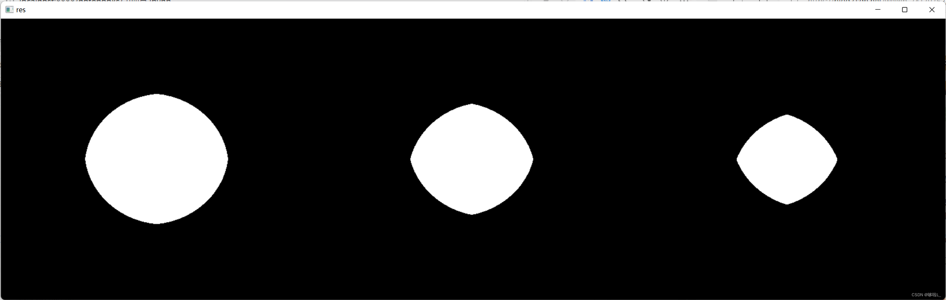 基于opencv图像形态学操作 腐蚀操作 Csdn博客