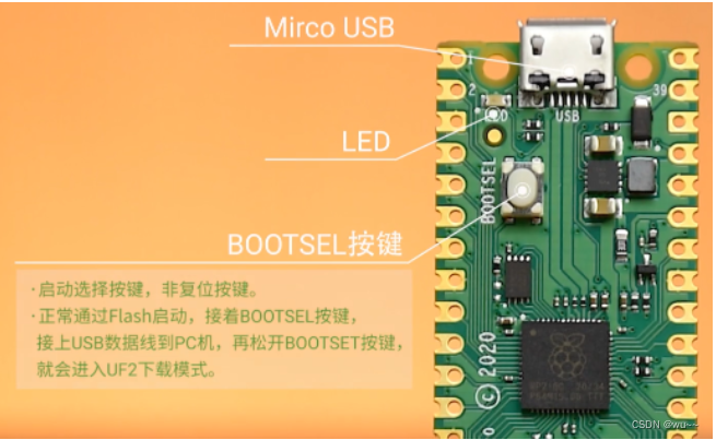 微雪树莓派pico笔记——1基础介绍vbus Vsys Csdn博客