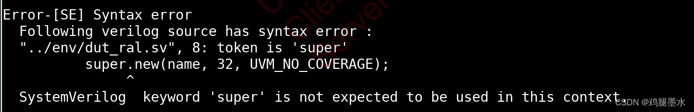 vcs仿真错误_vcs仿真 token is 0377777777641报错-CSDN博客