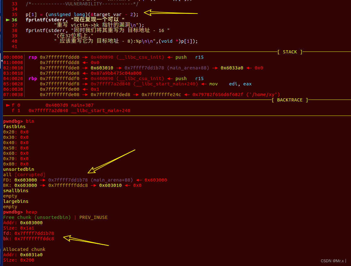 ctf-pwn-堆—unsorted bin attack_magicheap-CSDN博客