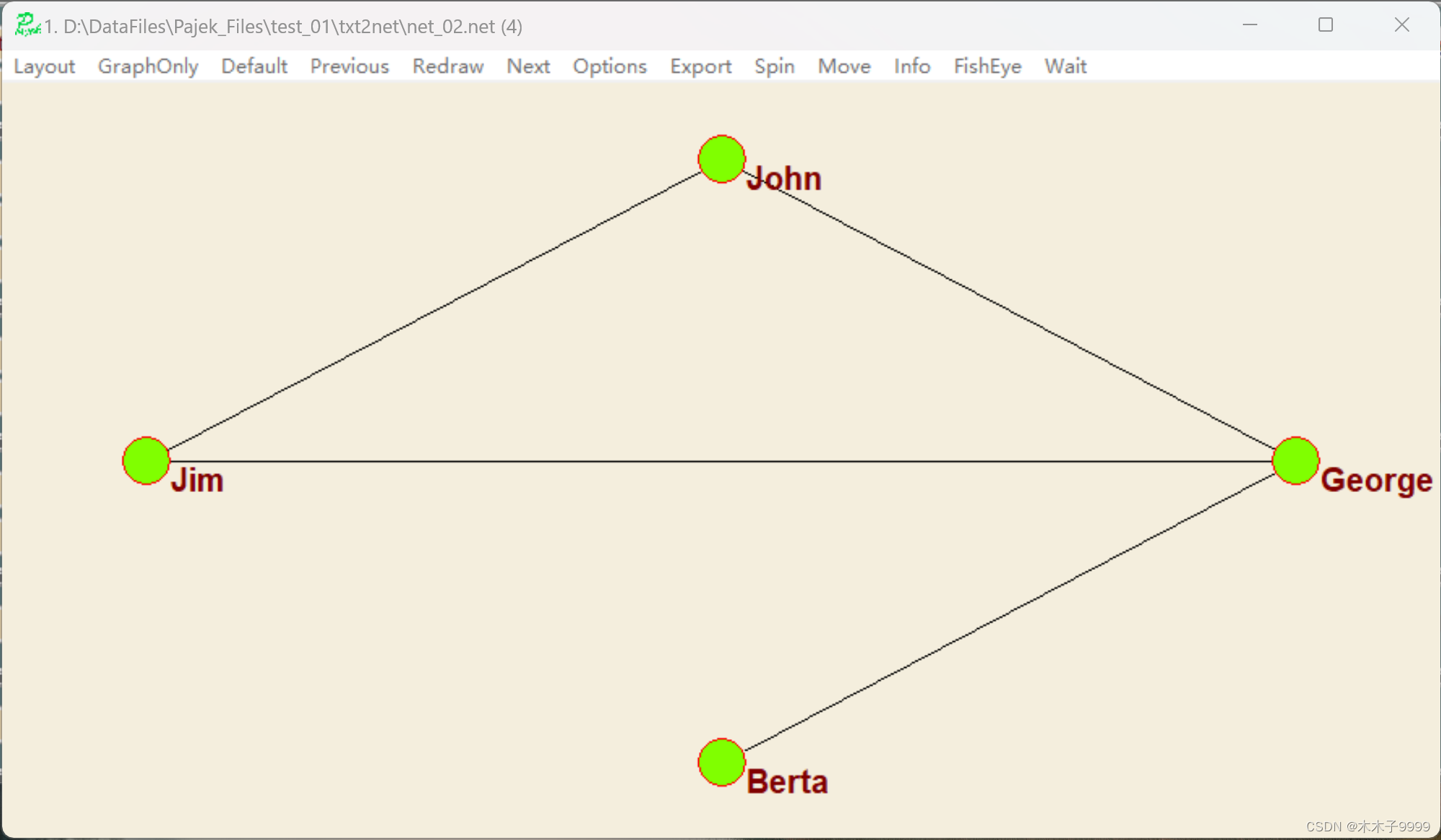 Pajek使用日记_pajek excel-CSDN博客