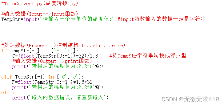 Python的温度转换 Csdn博客 2827