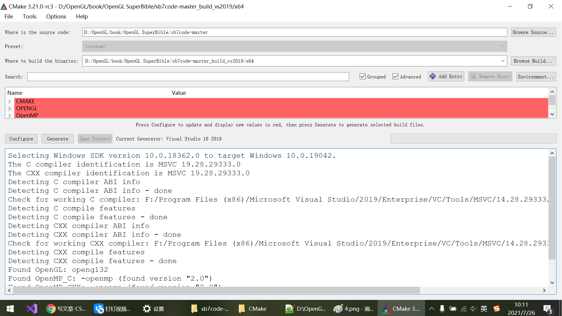 CMake编译OpenGL SuperBible 7th源码报警告_cmake deprecation warning-CSDN博客