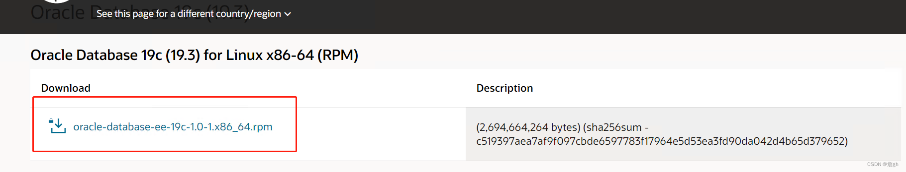 linux系统oracle 19c 安装，rpm方式亲测非常方便。_oracle 19c安装包-CSDN博客