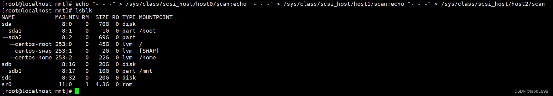 磁盘管理和文件系统（如何在linux中分区并挂载文件！）linux分配一个磁盘2g Csdn博客