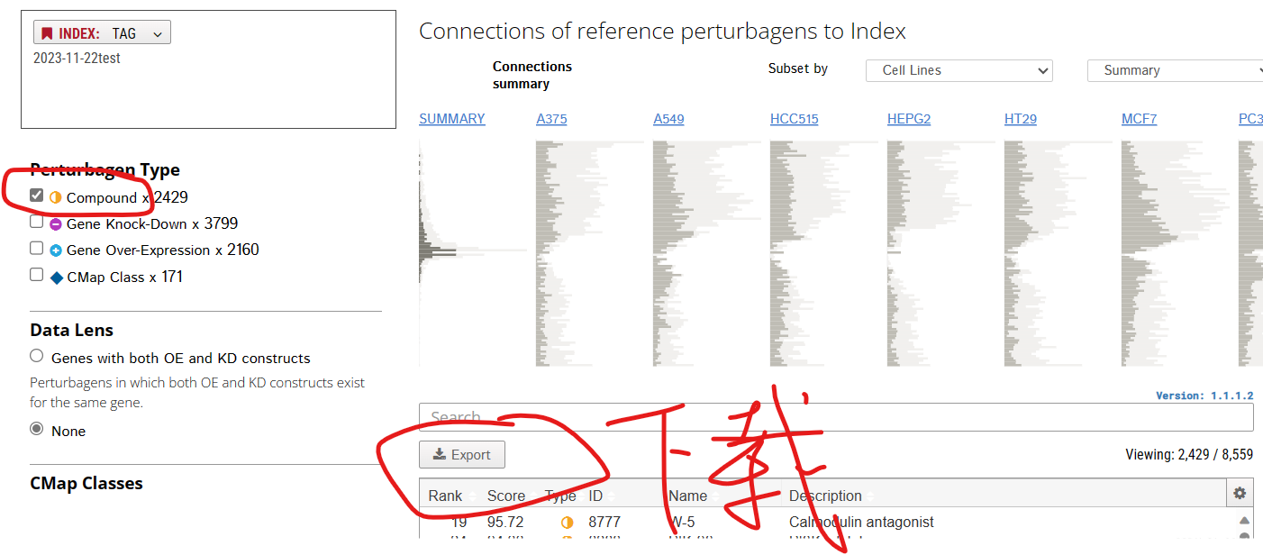 CMap数据库筛选化学药物_clue.io.cmap-CSDN博客