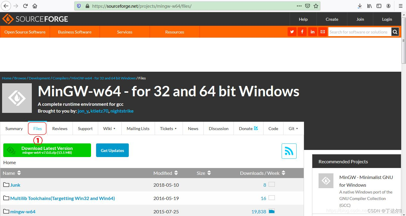 MinGW-w64 C/C++编译器下载和安装的方法步骤(入门教程)_mingw-w64 source'forge-CSDN博客