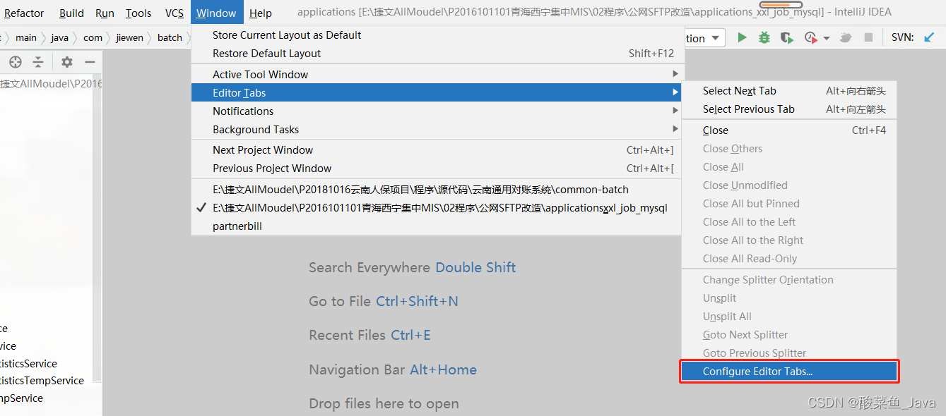 Webstorm顶部显示打开多个文件(idea2020)webstrom打开的文件展示 Csdn博客