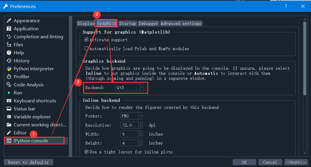 Spyder设置图像为单独窗口mute Inline Plotting Csdn博客 