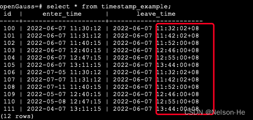 openGauss中的时间类型-timestamp和timestamptz-CSDN博客