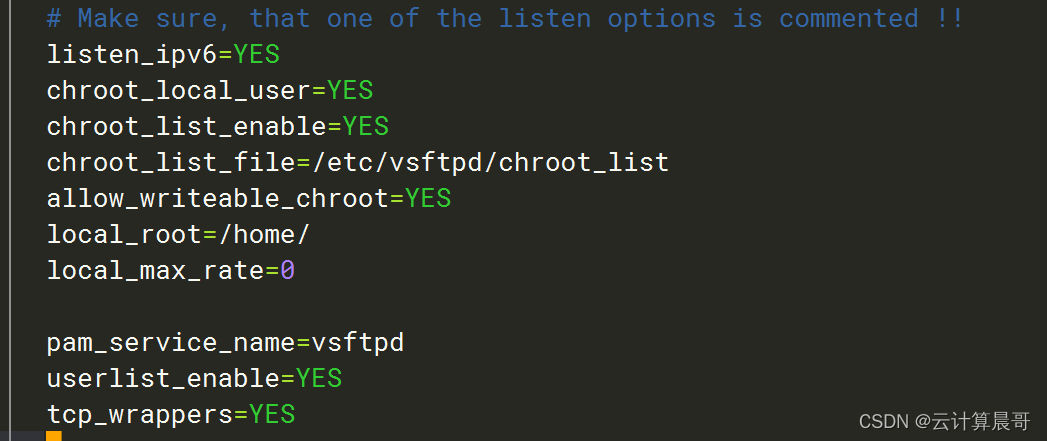 vsftpd 服务器配置_vsftp 端口-CSDN博客