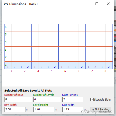 Flexsim Rack设置最底层Level不放货物_flexsim货架-CSDN博客